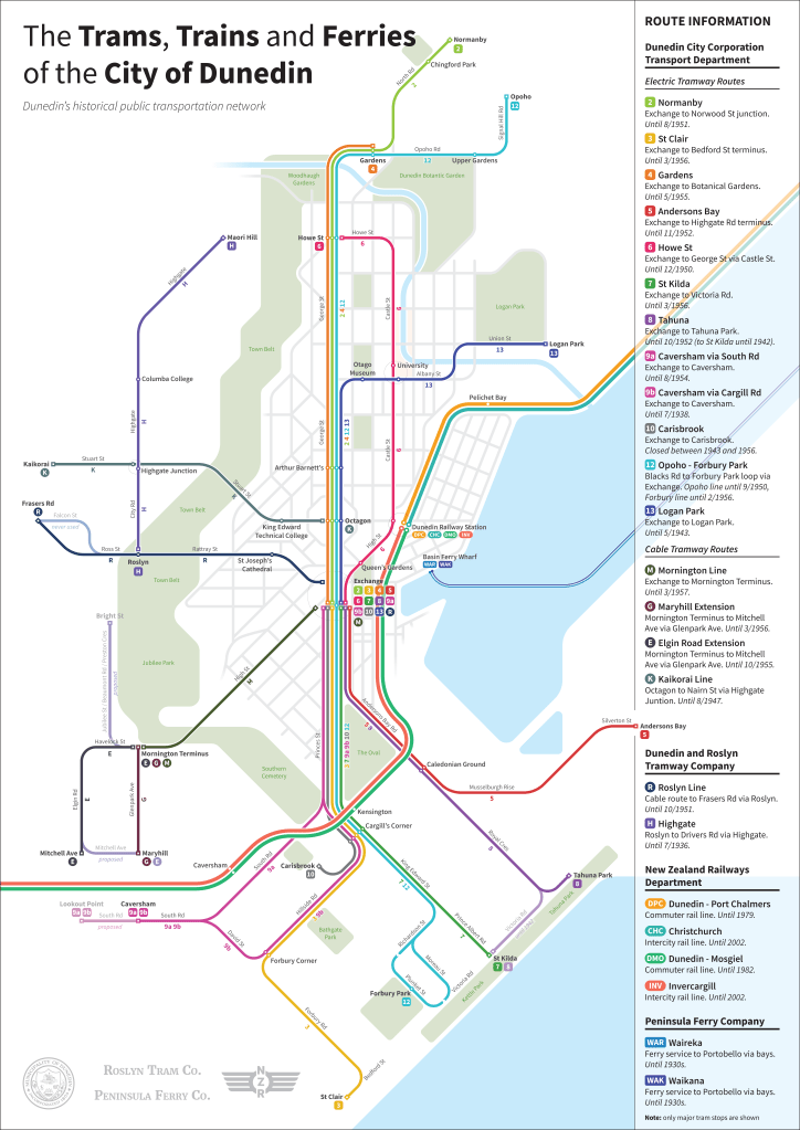 Redesigned Tramway Map – Caffeinated Maps